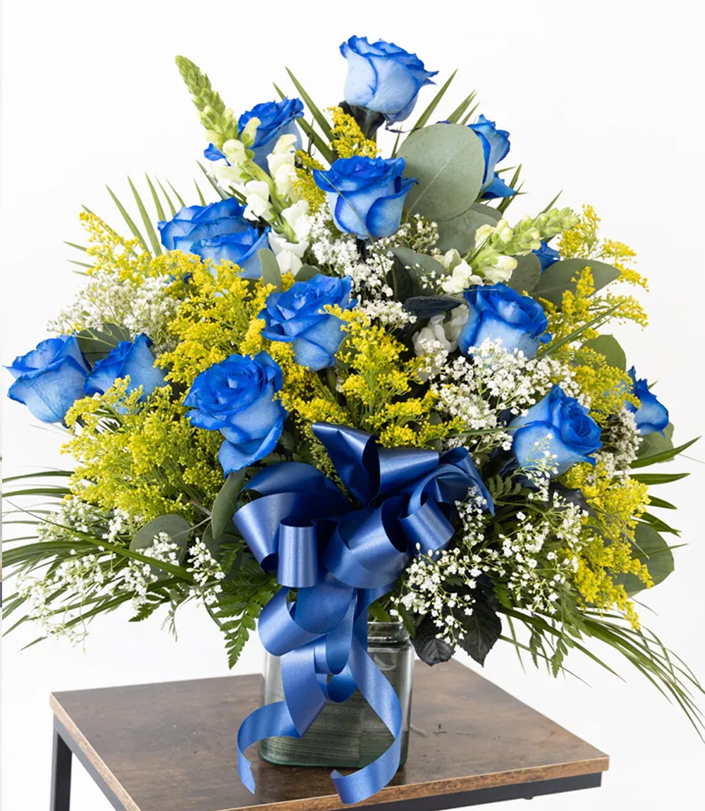 Blue Flower Bouquets & Arrangements